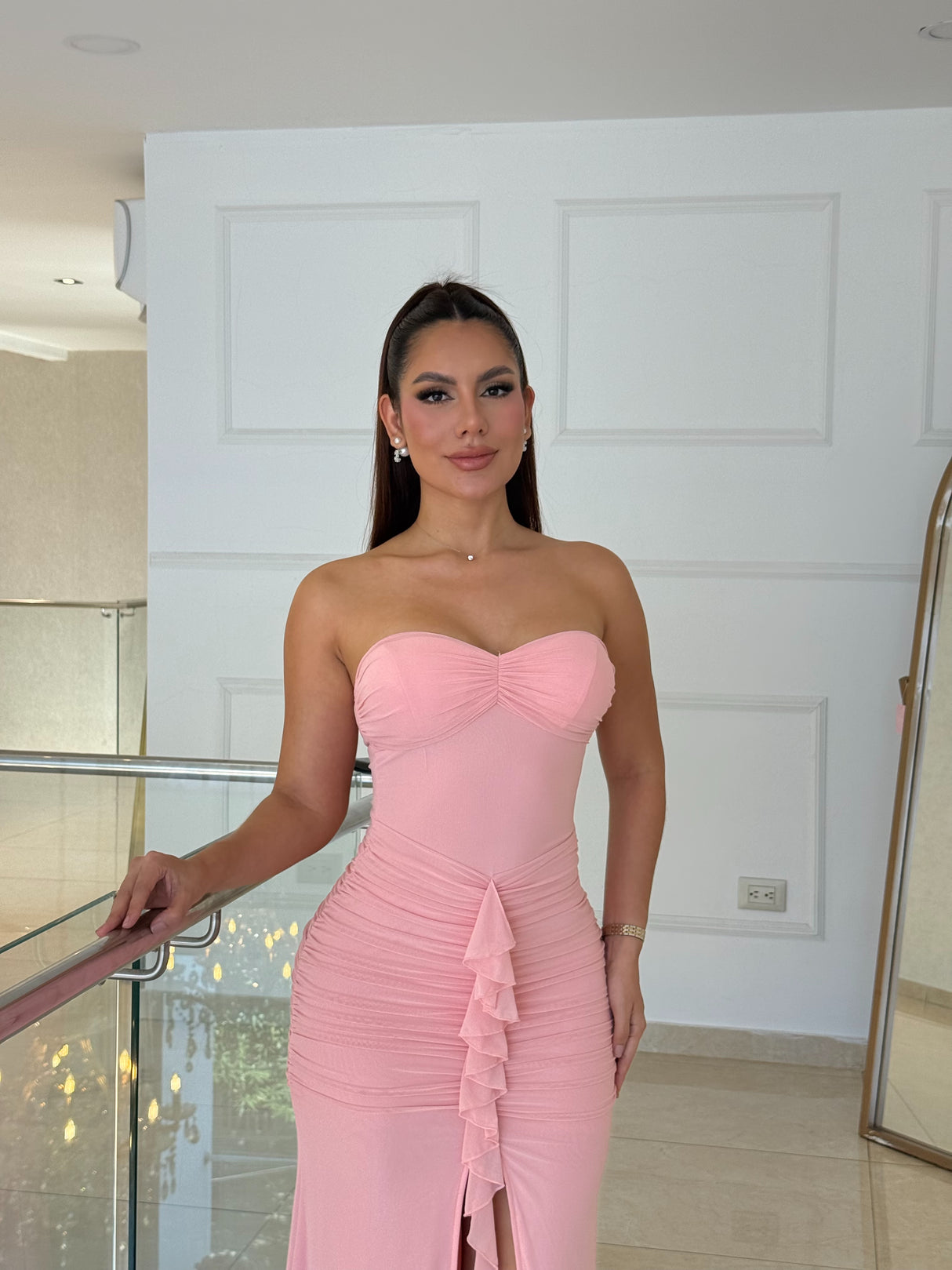 Vestido Rose Étoile Glam – Shine Boutique